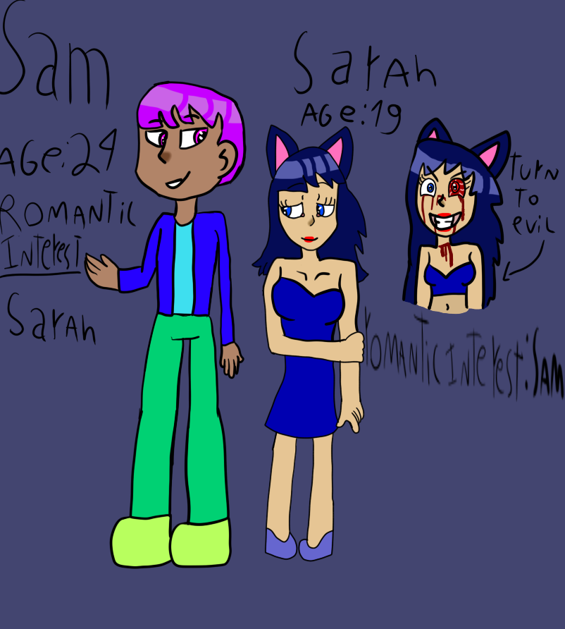 Sarah And Sam Info by isidoragames25 on DeviantArt