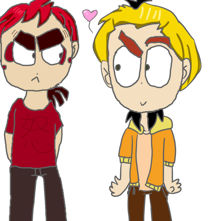 Angry Birds Red And Chuck Human Version by isidoragames25 on DeviantArt