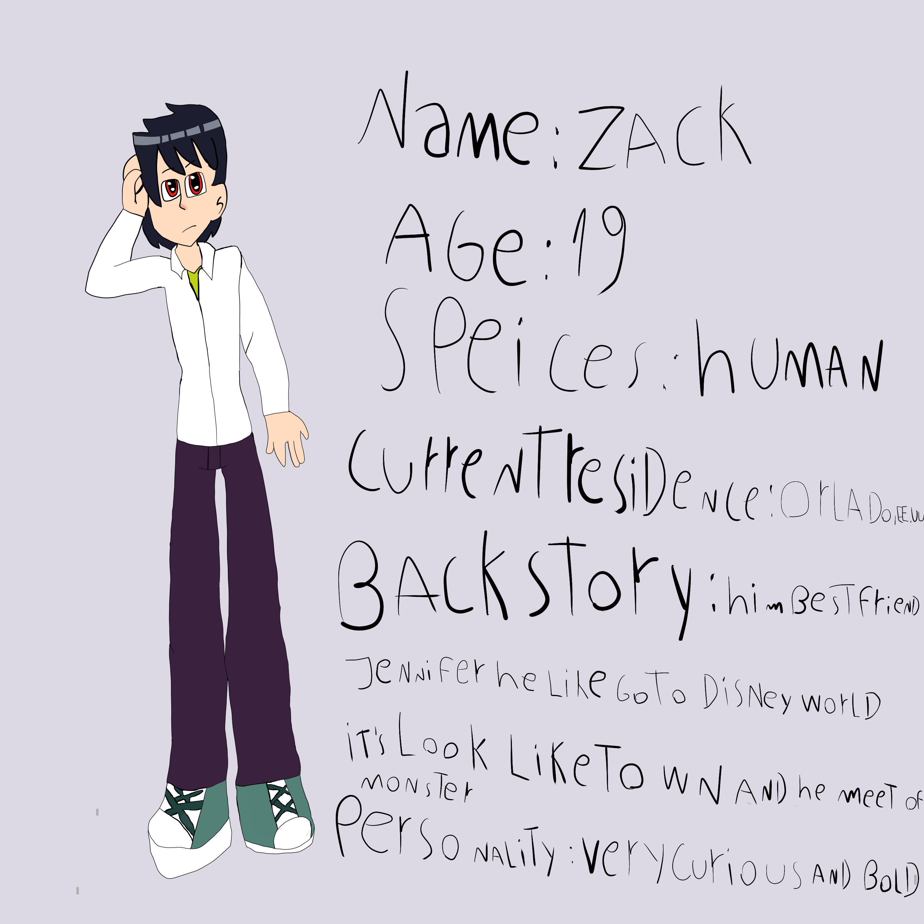monster musume oc Zack by isidoragames25 on DeviantArt