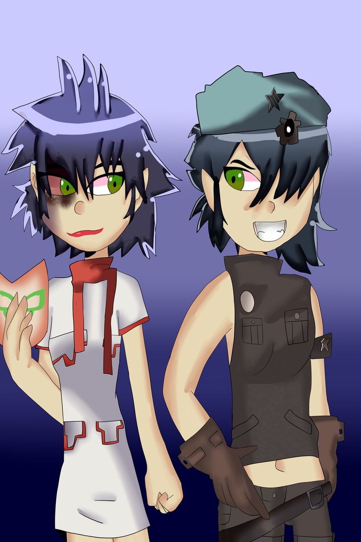 Noodle And Cyborg Noodle by isidoragames25 on DeviantArt