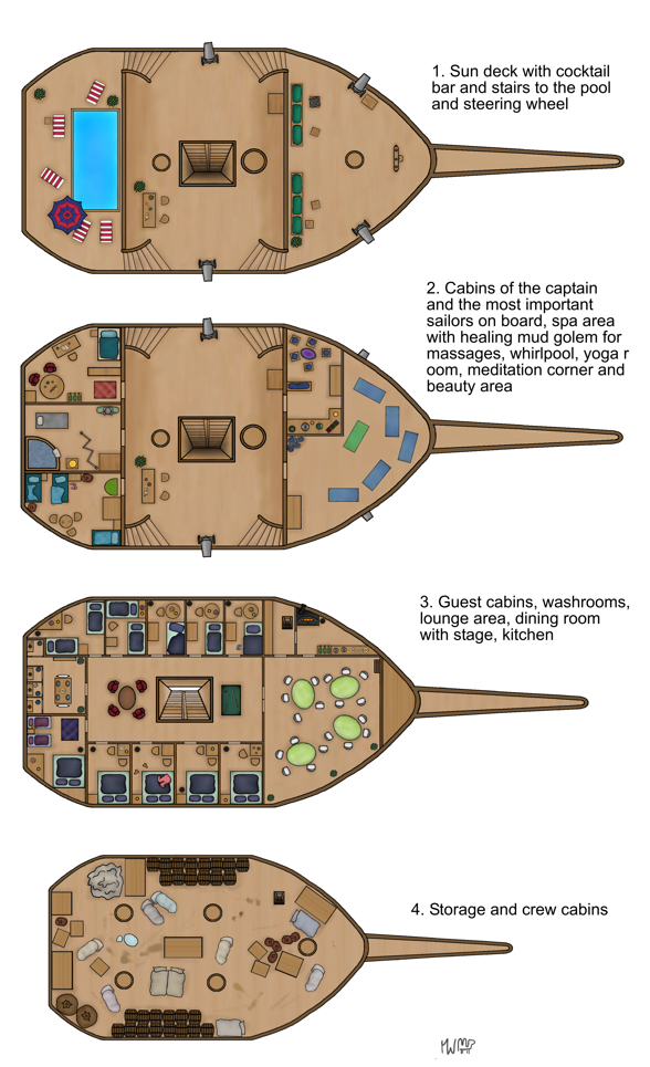 Cruise ship map by ConspicuousPebble on DeviantArt