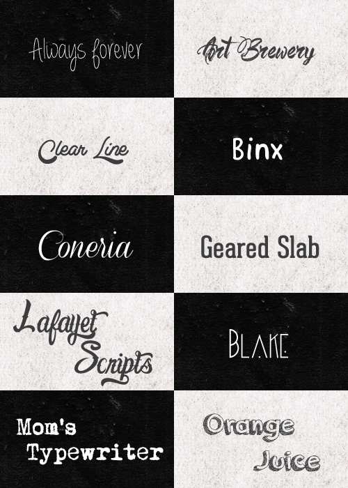 Font Pack #2 By Mudbloodmione (+20 fonts!) by diaryofhermione on DeviantArt