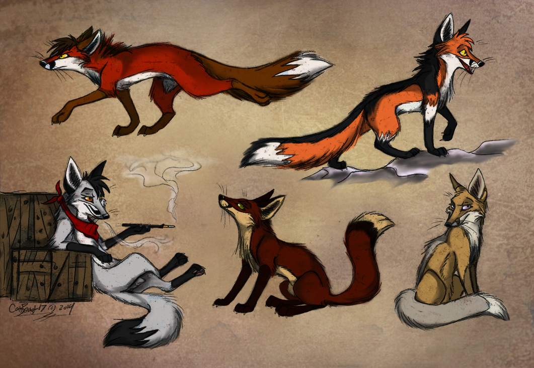 Tails of a Feather by CatBeast17 on DeviantArt