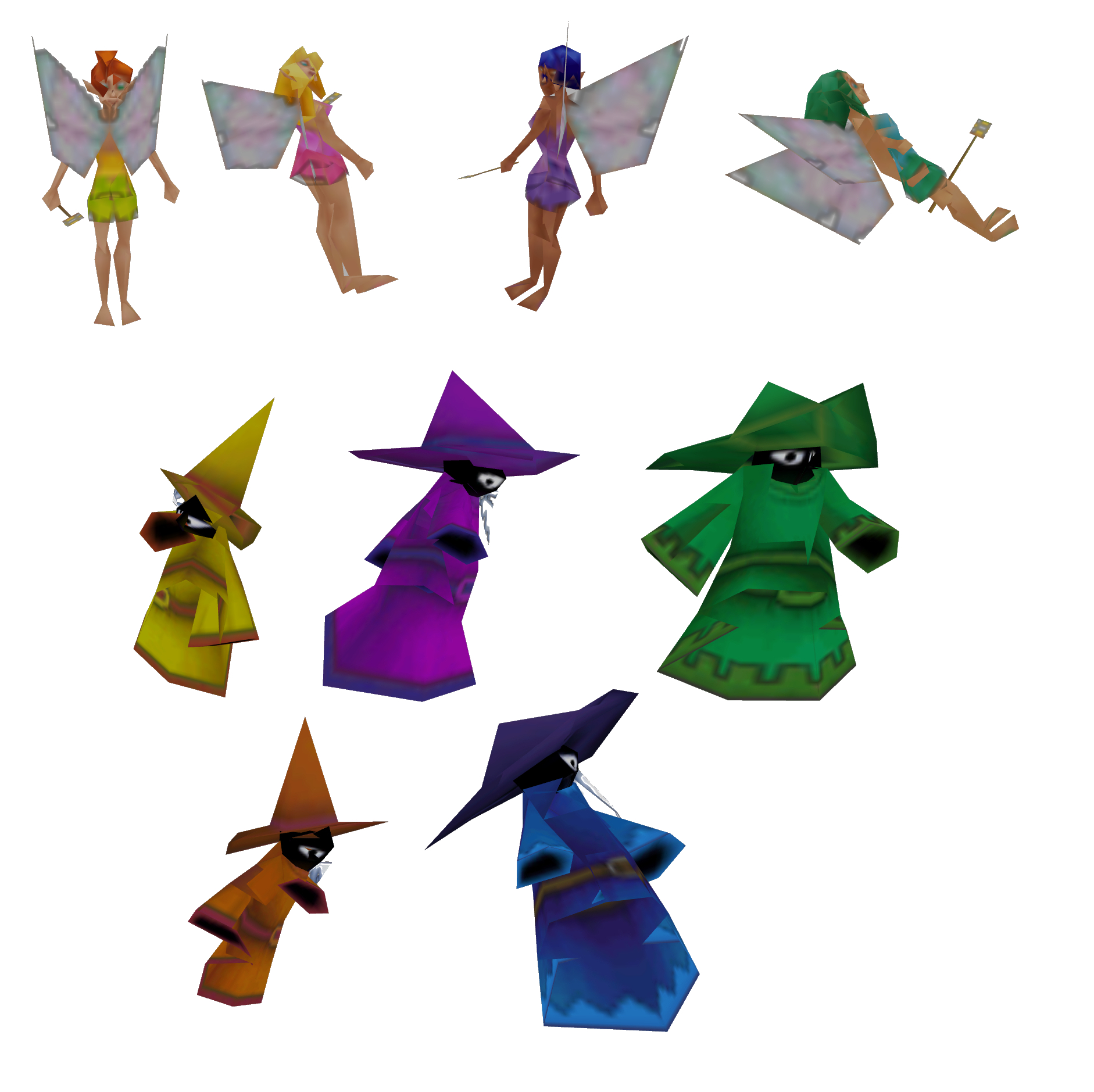 Fairies and Wizards Models by R1CkYG on DeviantArt