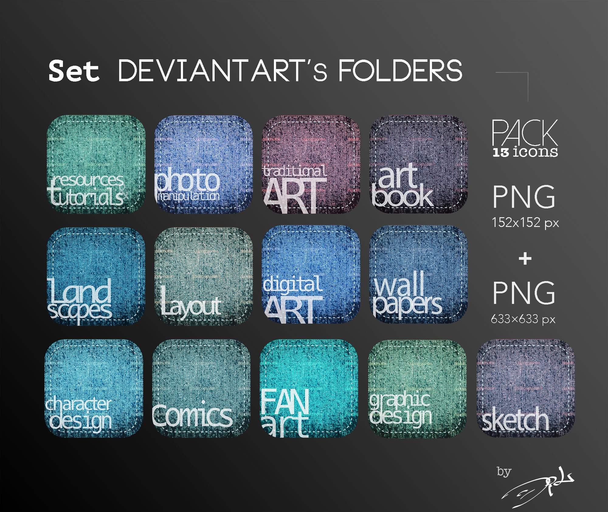 Set ICONS for DeviantArt folders by nephaerys on DeviantArt