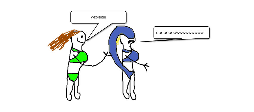 Random Girl Wedgie 2 By Seahawkfan4life On Deviantart