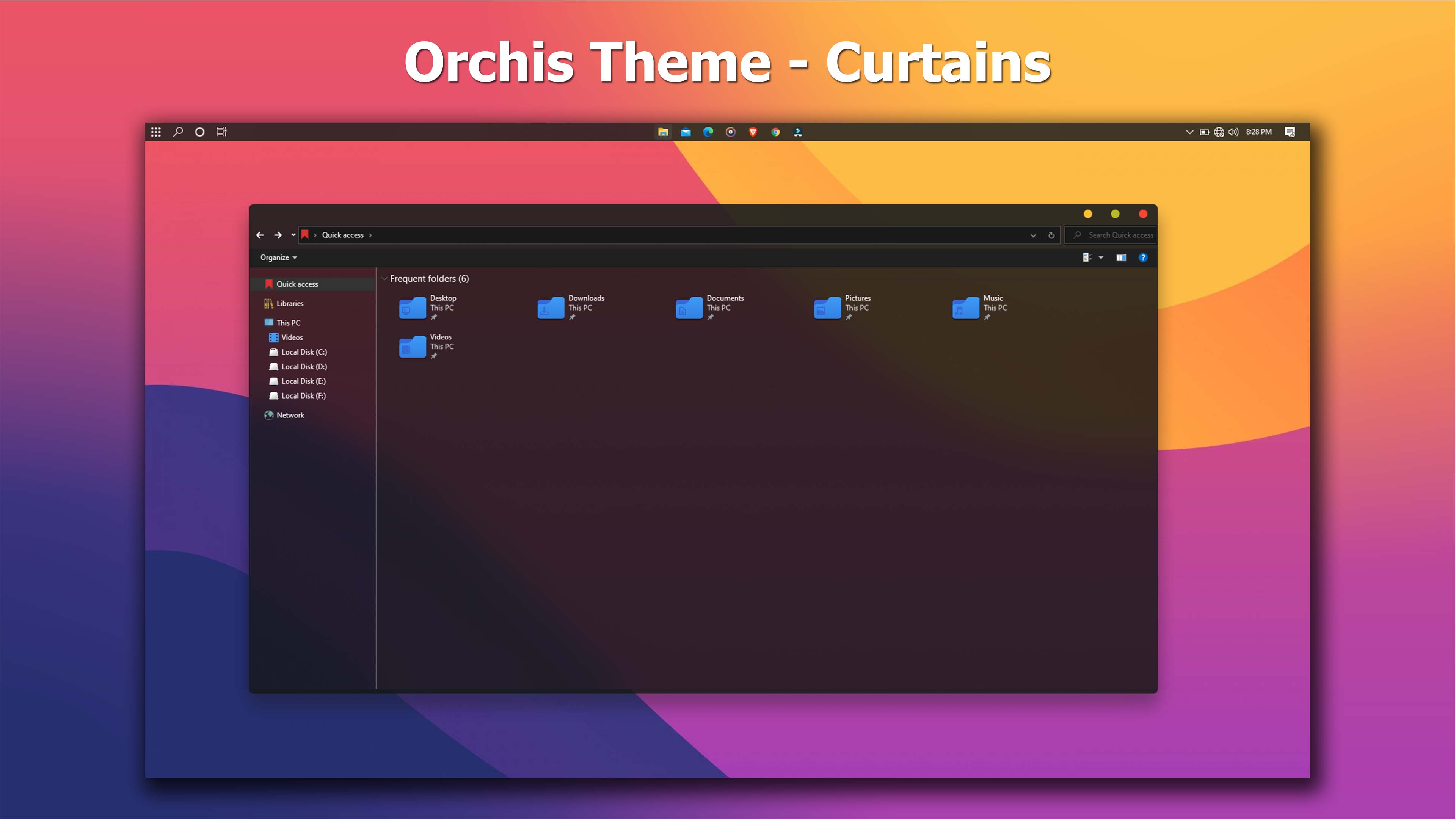 Orchis Theme - Curtains by vinithkumar on DeviantArt