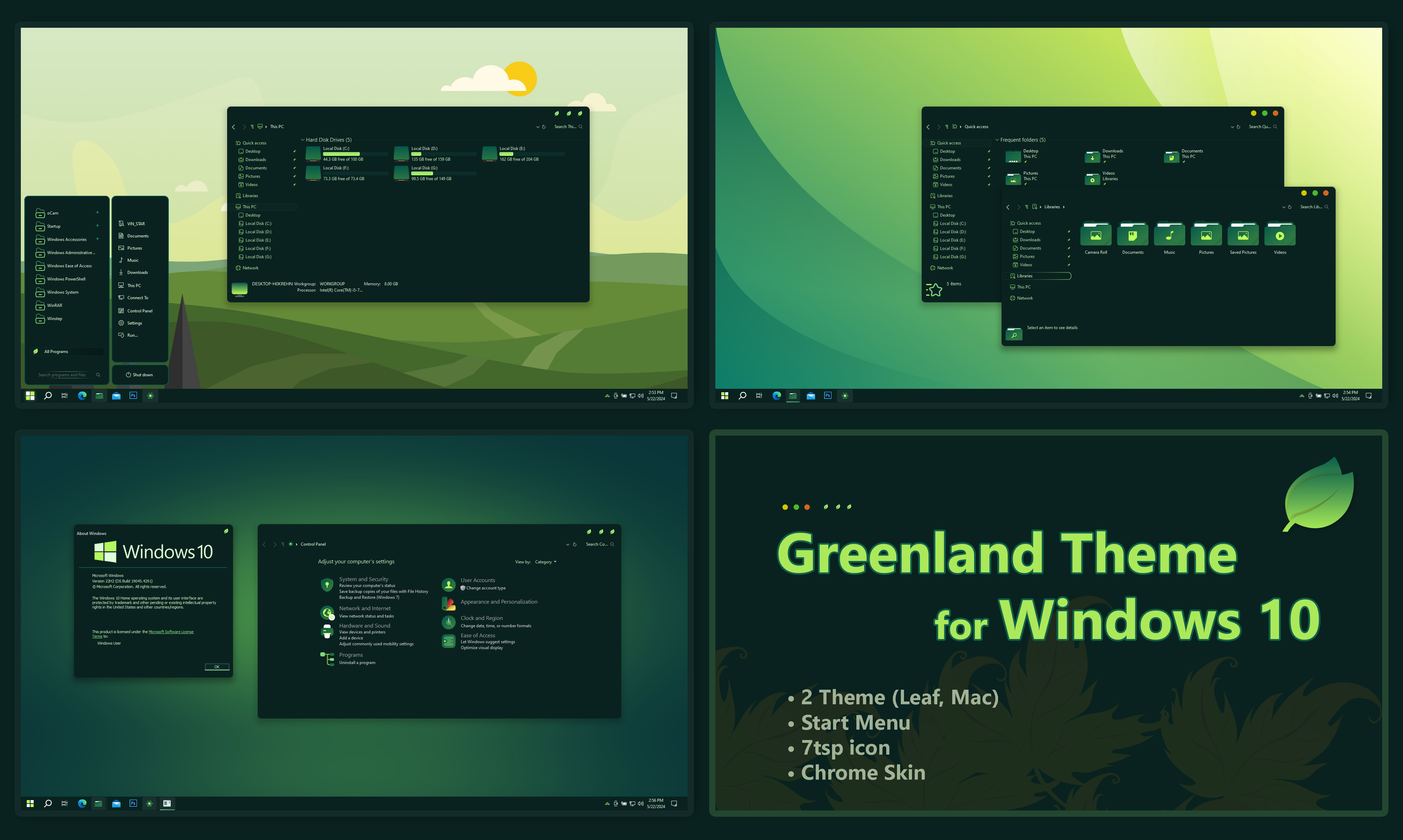 Greenland Theme For Windows 10 by vinithkumar on DeviantArt