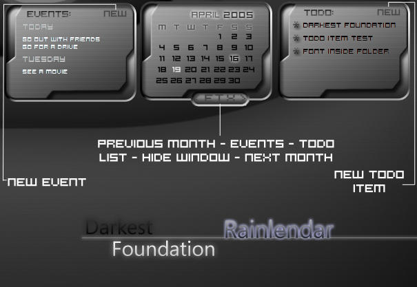 Darkest Foundation Rainlendar by Josephs on DeviantArt