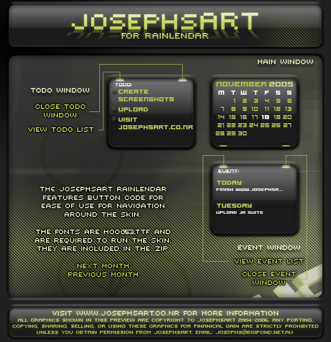 JosephsART Rainlendar by Josephs on DeviantArt