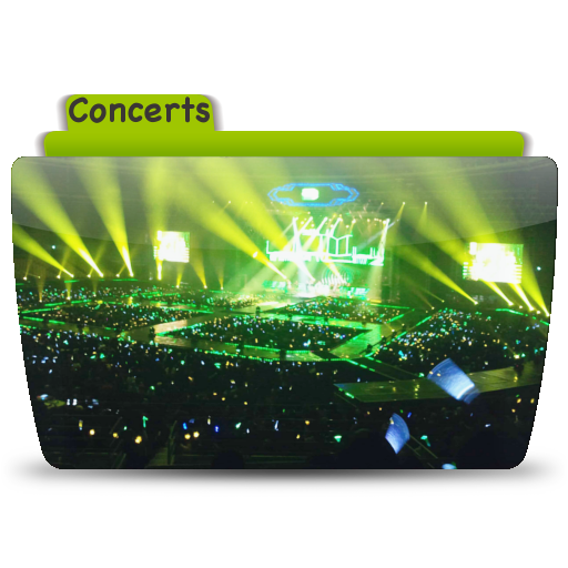 Concerts colorflow folder icon by moviesfreak89 on DeviantArt