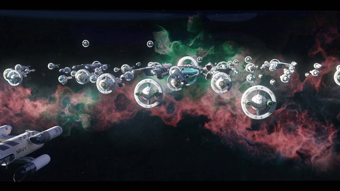 Fleet warp-in animation. by Starlite-Official on DeviantArt