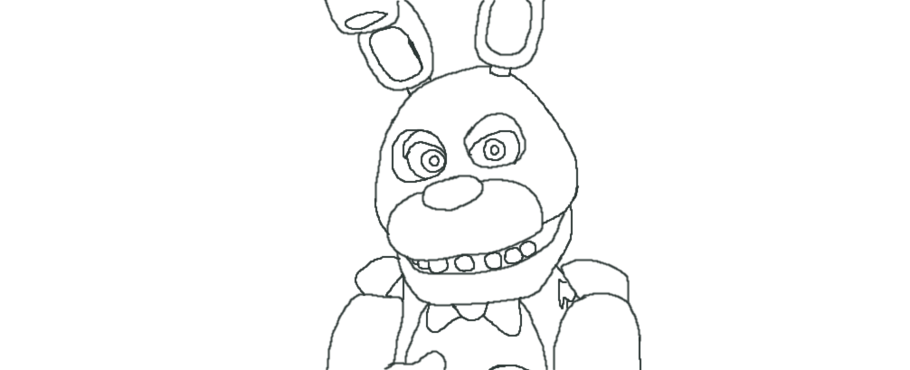 Bonnie Colouring Page by vickywolf1997 on DeviantArt