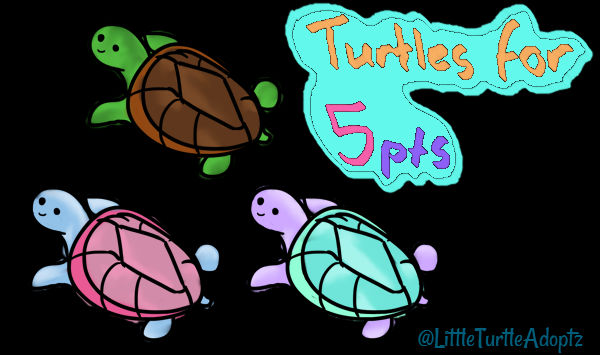 ~Turtles For 5 points~ by LittleTurtleAdoptz on DeviantArt