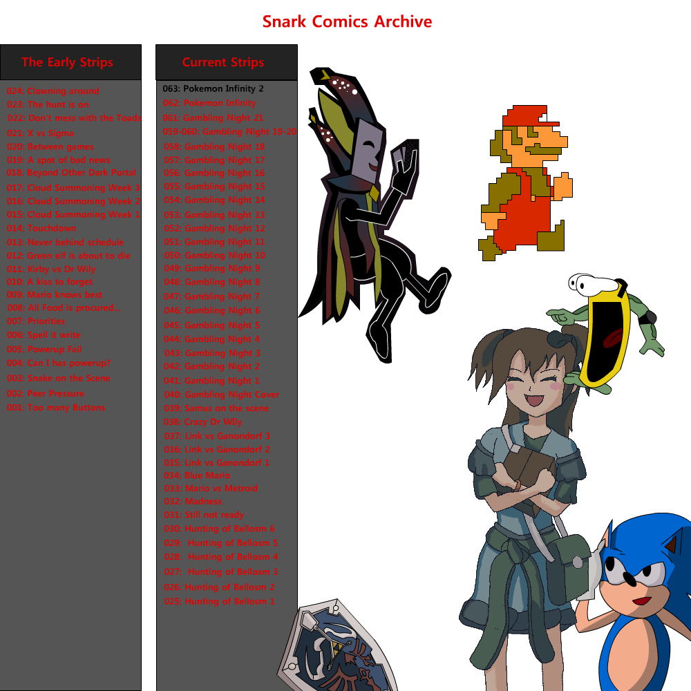 Snark Comics Archive by The-Cloaked-One on DeviantArt