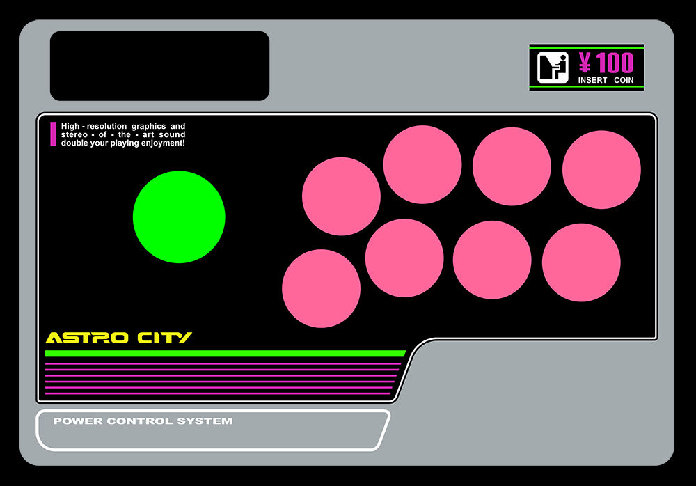 MadCatz FightStick SE - Astro City Design by NeoRame on DeviantArt