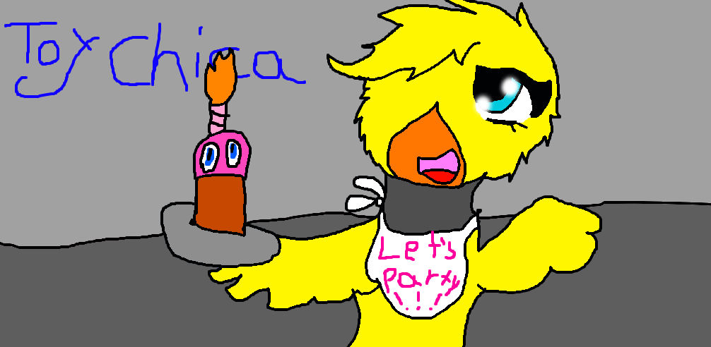 Toy Chica|| FNAF2 fanart by cloudcandie on DeviantArt