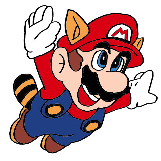 Raccoon Mario- Super Mario Brothers 3 by MedicineMan426 on DeviantArt