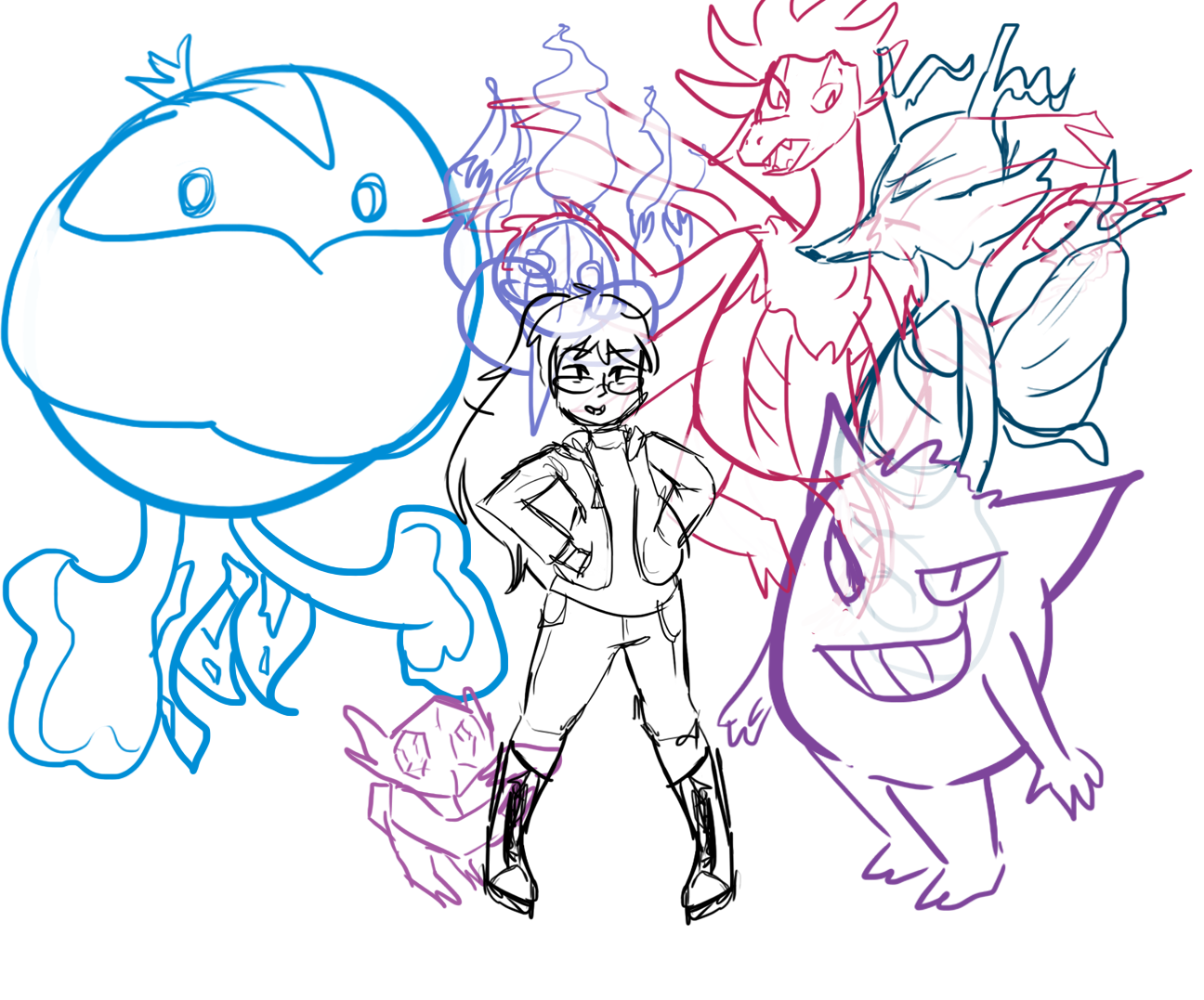 Melanie Pokemon Team by Emerald722 on DeviantArt