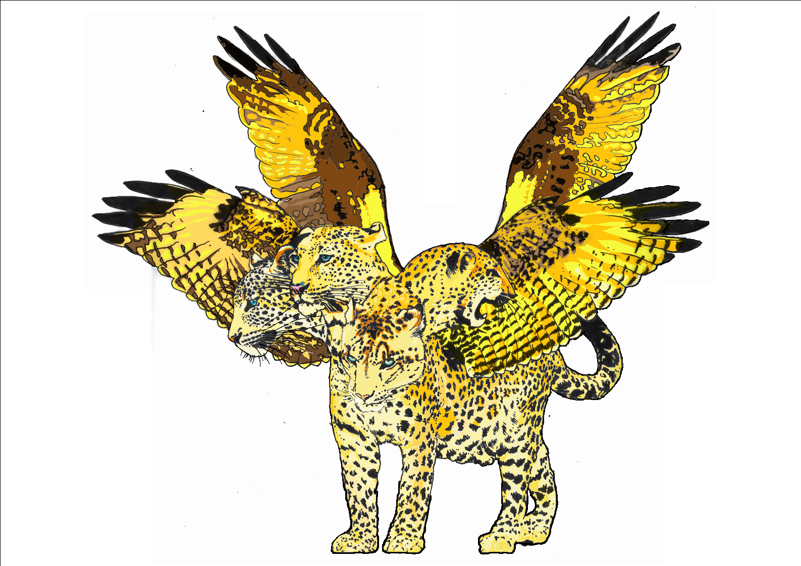 third winged leopard in daniel 7 series by jbeverlygreene on DeviantArt