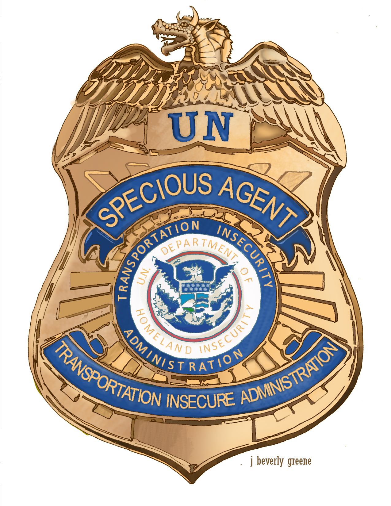 TSA BADGE with commentary by jbeverlygreene on DeviantArt