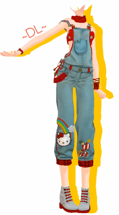 TDA Hello Kitty Outfit DL (With base) by ItsNotMeOwO on DeviantArt