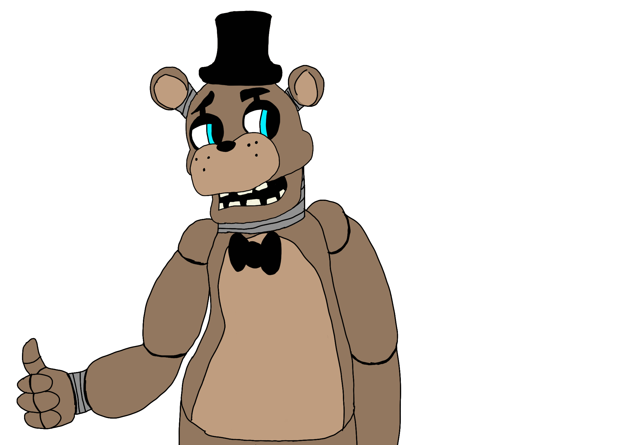 Transparent Freddy by ducksgonnaduck985 on DeviantArt