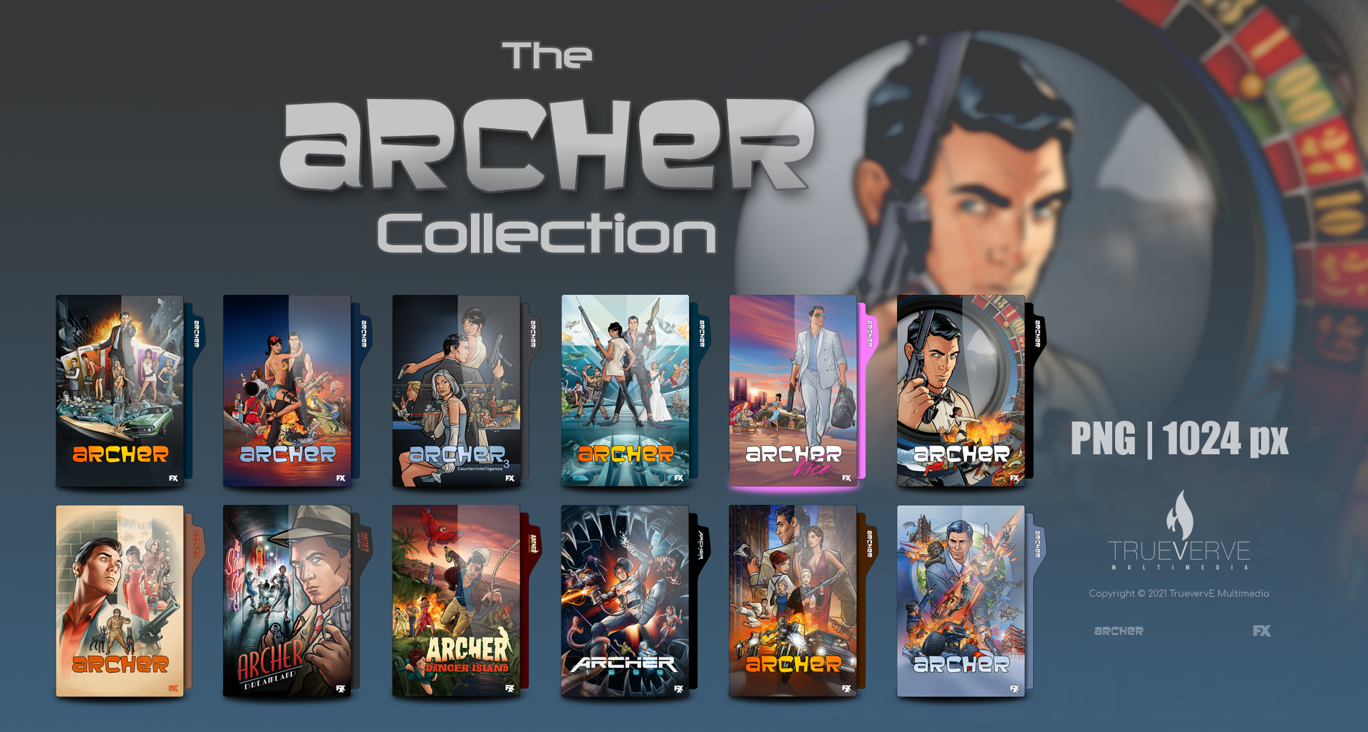 Archer Folder Icon Collection by TruevervE on DeviantArt