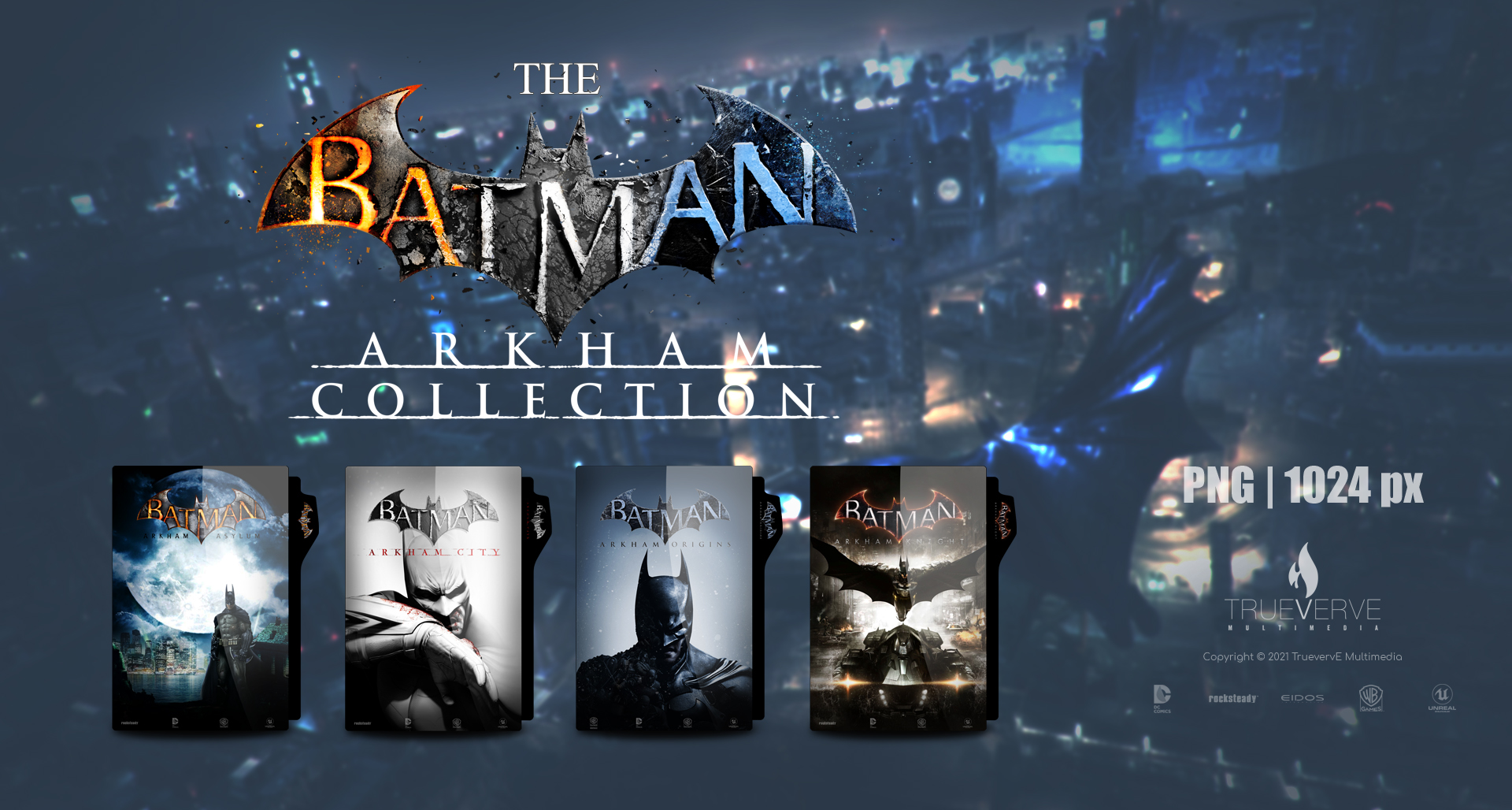 The Batman Arkham Folder Icon Collection by TruevervE on DeviantArt