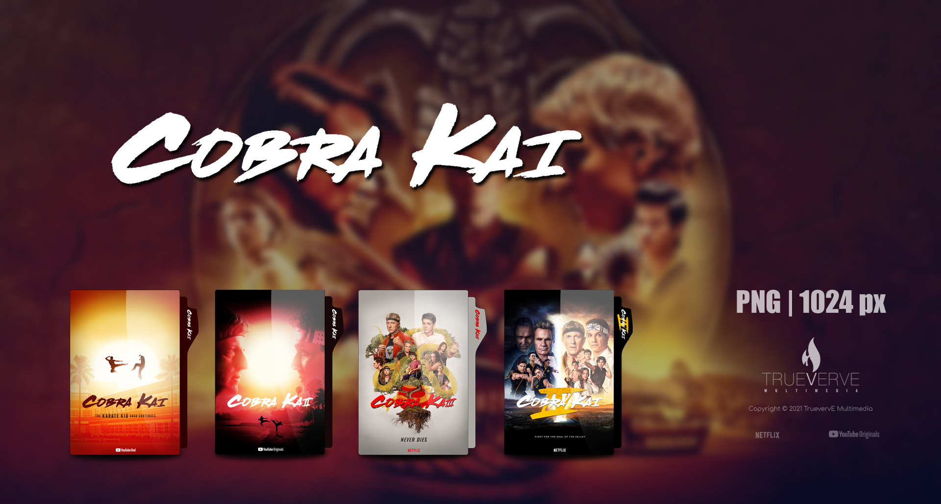 Cobra Kai Folder Icon Collection by TruevervE on DeviantArt