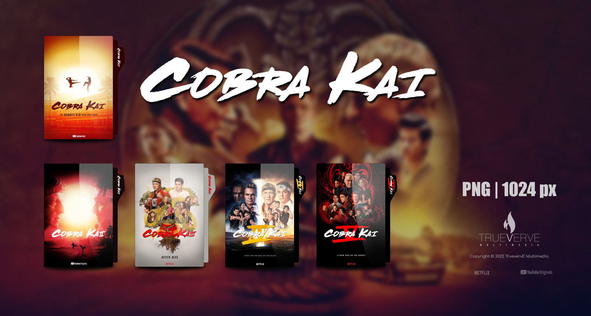 Cobra Kai Folder Icon Collection by TruevervE on DeviantArt