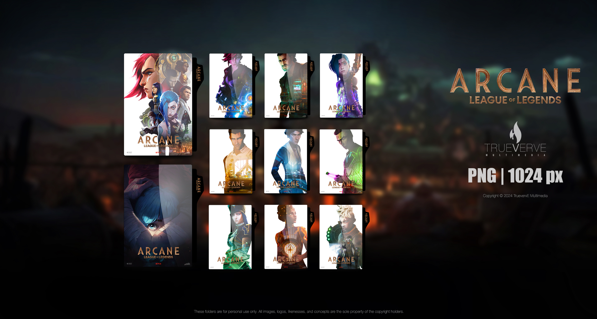 Arcane Folder Icon Collection by TruevervE on DeviantArt