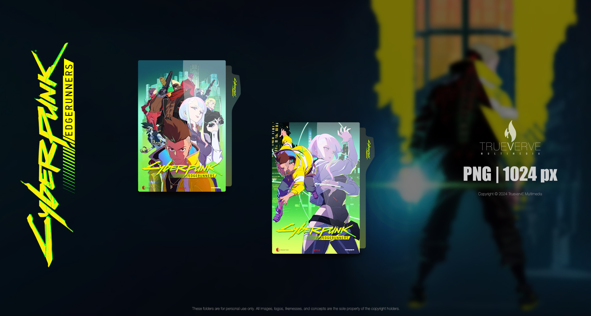 The Cyberpunk Edgerunners Folder Icon Collection | by TruevervE on ...