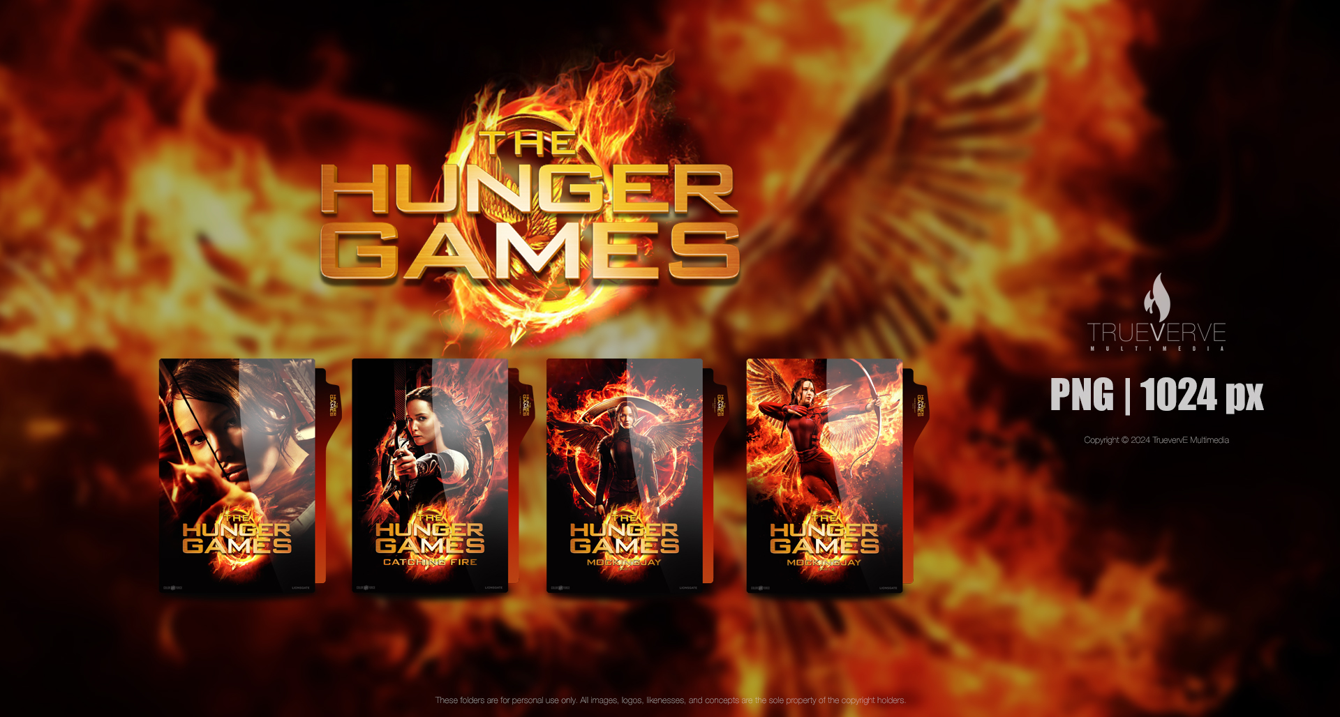 The Hunger Games Folder Icon Collection by TruevervE on DeviantArt