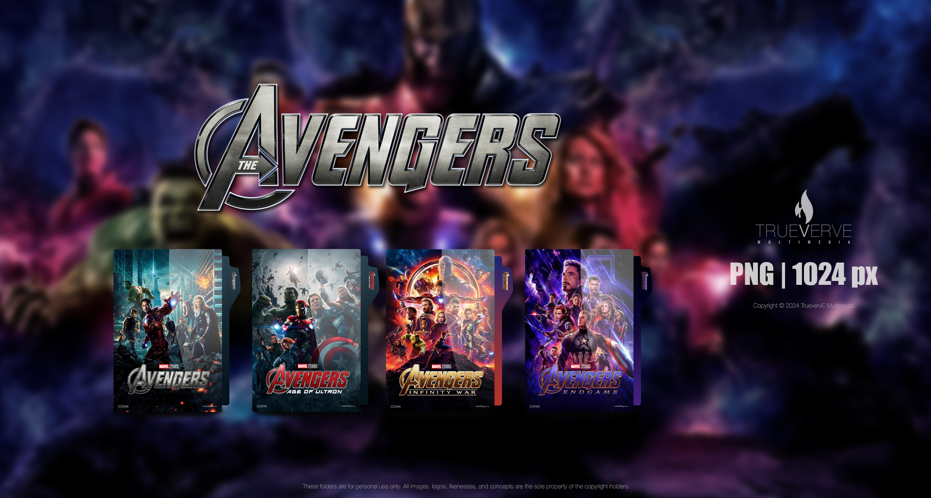 The Avengers Folder Icon Collection by TruevervE on DeviantArt