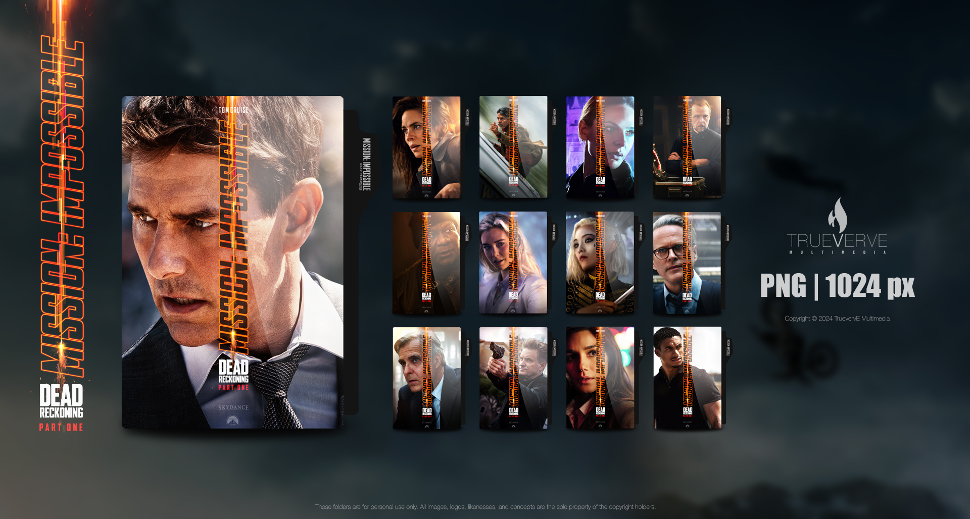 Mission Impossible Dead Reckoning Folder Icons by TruevervE on DeviantArt