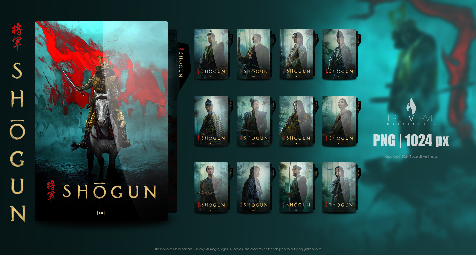 Shogun Folder Icon Collection by TruevervE on DeviantArt