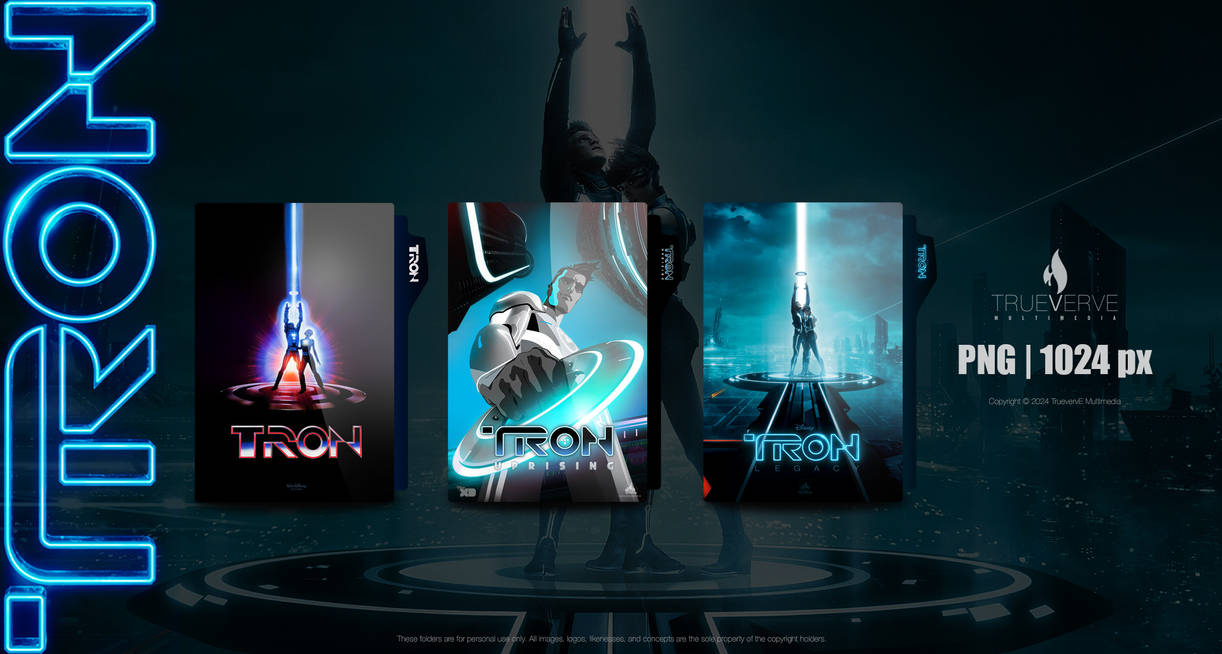 Tron Folder Icon Collection by TruevervE on DeviantArt
