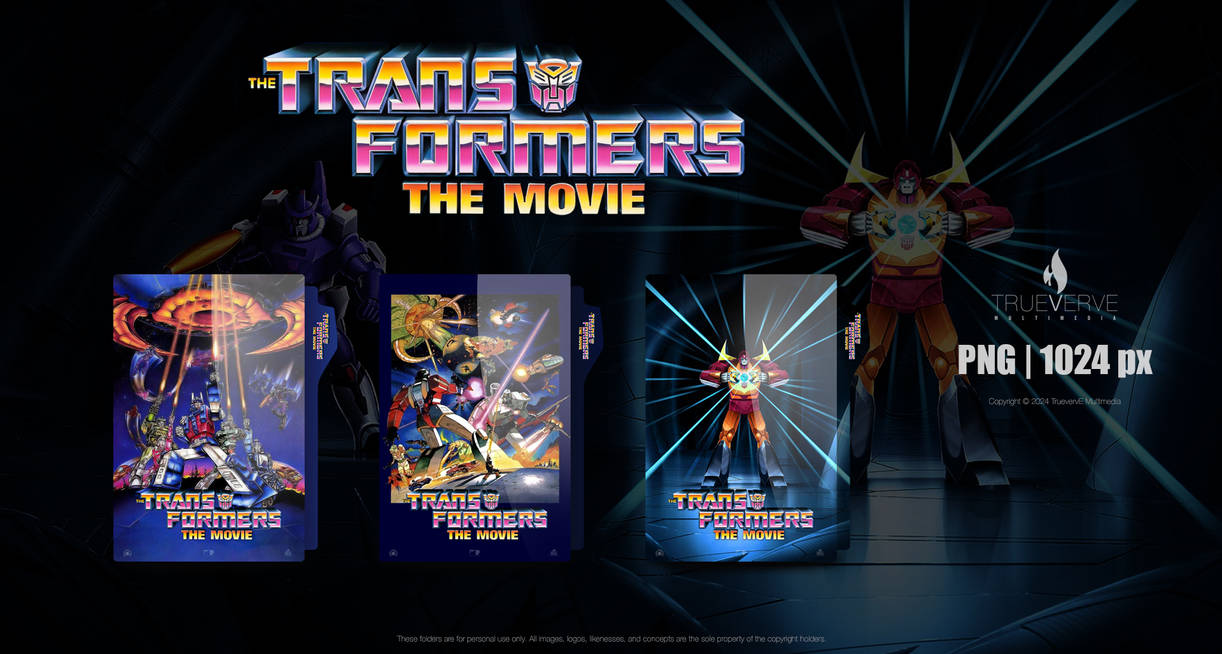 The Transformers The Movie Folder Icon Collection by TruevervE on ...