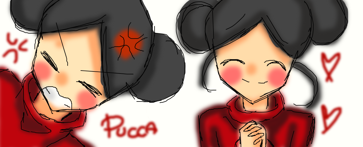 Pucca Sketches by 0-MermaidRibbon-0 on DeviantArt