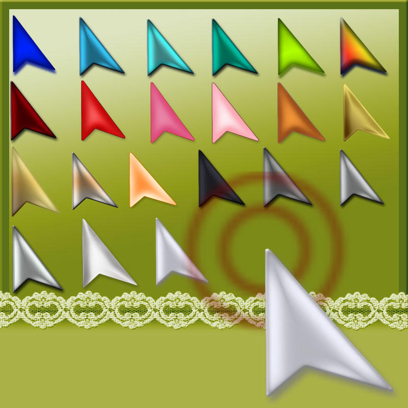 Cursors color by roula33 on DeviantArt
