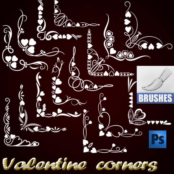 Valentine corners by roula33 on DeviantArt