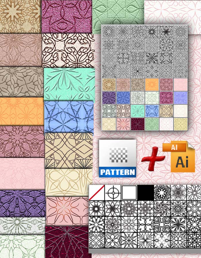 photoshop patterns and illustrator by roula33 on DeviantArt