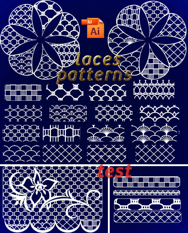 pattern Illustrator laces by roula33 on DeviantArt