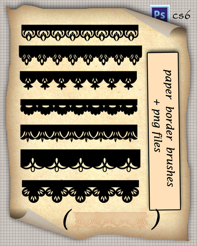 Paper Border Brushes by roula33 on DeviantArt