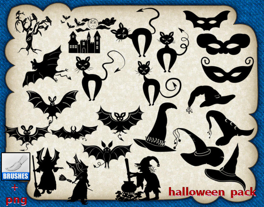 Halloween Pack by roula33 on DeviantArt