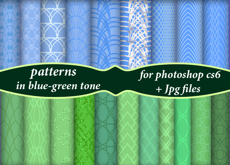 Patterns In Blue-green Tone by roula33 on DeviantArt