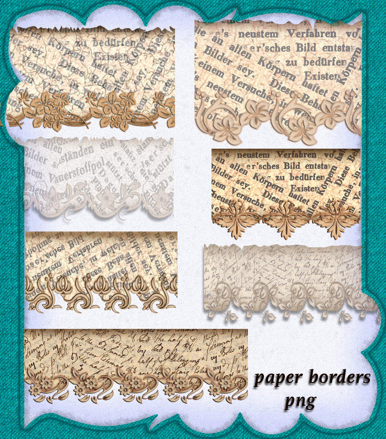 Paper Borders Png by roula33 on DeviantArt