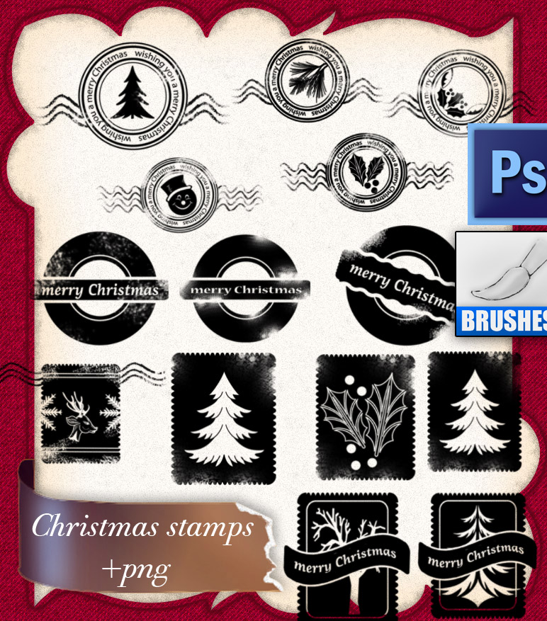 Christmas stamps by roula33 on DeviantArt