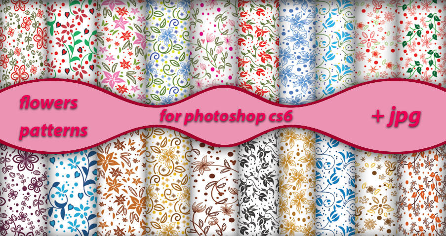 Flowers Patterns by roula33 on DeviantArt